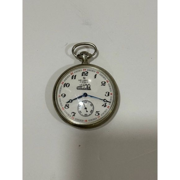 Jewelry | Vintage Helbros Railroad Pocket Watch 1921950 | Poshmark